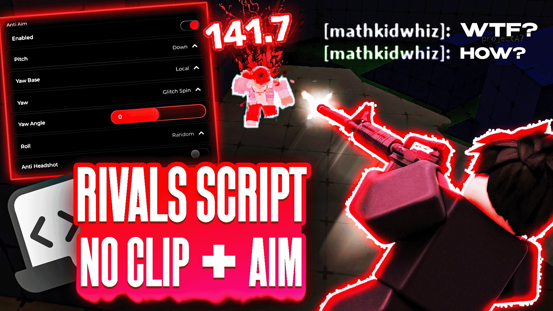 Rivals Script GUI: NoClip & Aimbot